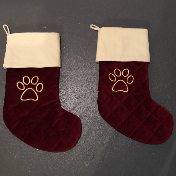 Holiday | Paw Print Stockings | Poshmark